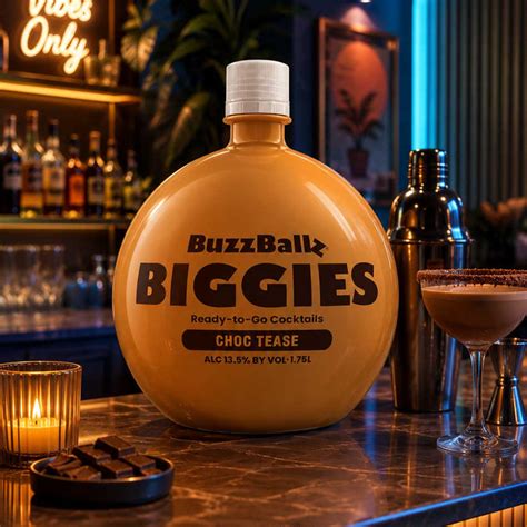 Buzzballz Cocktails Biggies Choc Tease 175l Buy Online Uk
