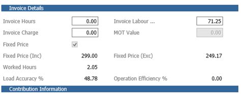 Why Is The Fixed Price Box Greyed Out On A Workshop Invoice Pinewood Technologies PLC