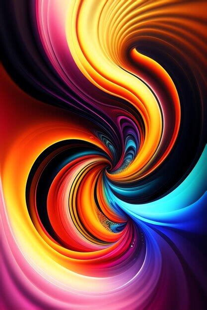 Premium Ai Image Abstract Background In Fluid Art Style