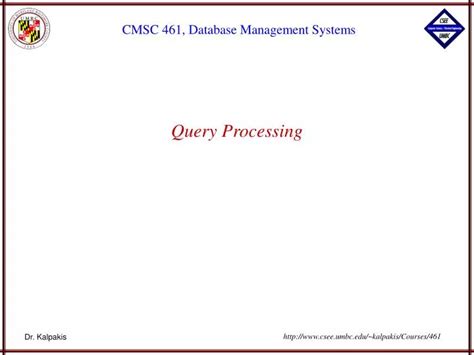 Ppt Query Processing Powerpoint Presentation Free Download Id681315
