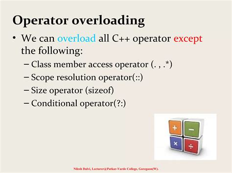 Operator Overloading Ppt