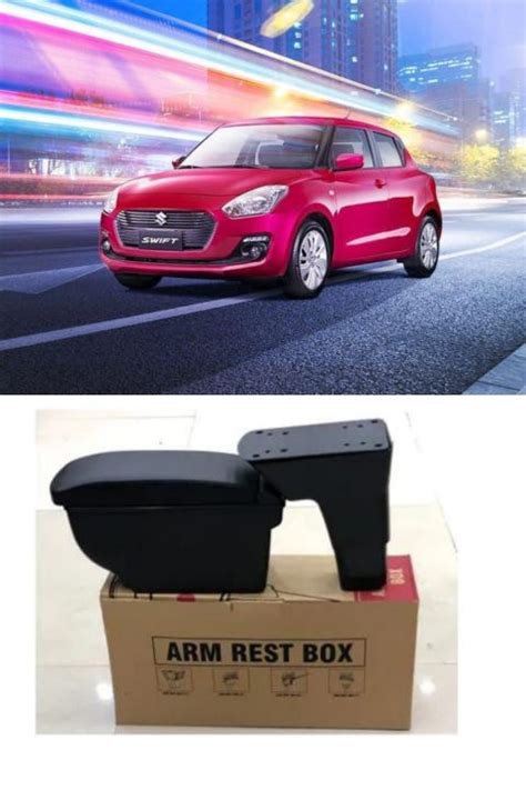 New Suzuki Swift 2022 To 2023 Arm Rest Console Box Premium Quality Black Colour Daraz Pk