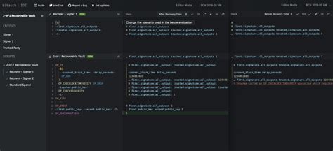 Time Travel In Bitauth Ide With Scenarios