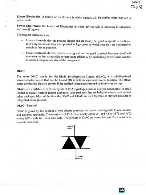 Diac Sheet Power Electronics Pdf