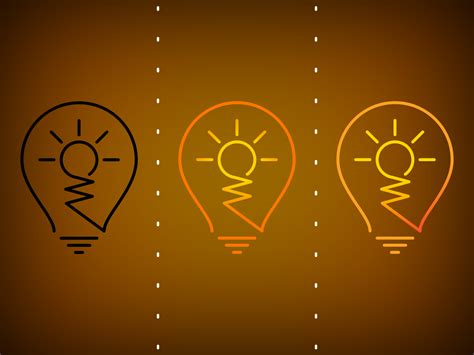Light Bulb Example Logo Variations By Sarjent On Dribbble
