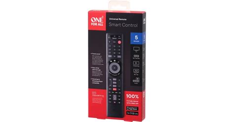 ONE FOR ALL Smart Control 5, Fernbedienung schwarz