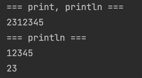 Java 자바 Println Print Printf