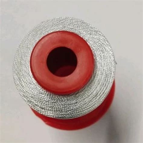 Spun White Polyester Dyed Thread For Sewing Packaging Type Reel At