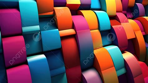 Vibrant 3d Geometric Pattern Wallpaper With Abstract Shapes Background 3d Ball 3d Circle 3d