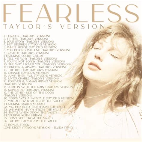 Fearless Taylors Version Font