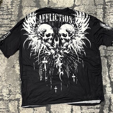 Super Cool Affliction Tee The Materials Really Depop