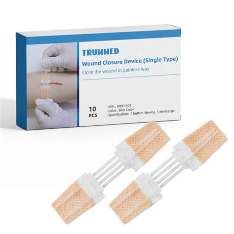 Non Woven Wound Closure Device Single Type Skin Colorwound Closure