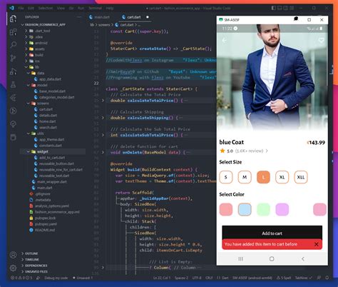Fashion E Commerce App Using Flutter