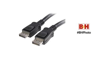 StarTech DisplayPort Cable With Latches 35 DISPLPORT35L B H