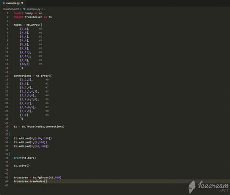 I Made A Python Module To Solve 2d Simple Truss Structures Very