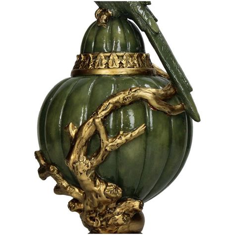 Statue Large Classic Parrot On Vase 29 Cm Polystone Auction