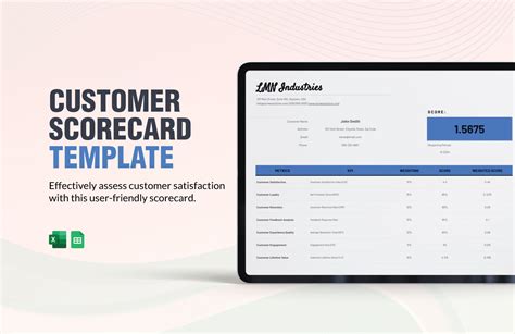 Free Editable Scorecard Templates In Excel To Download