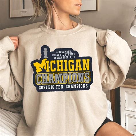 Michigan Back To Back Big Ten Championship 2022 Shirt Wolverines