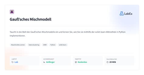 Gaußsche Mischmodelle Mit Python Meistern Labex