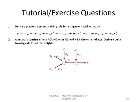machine learning lecture 3 adline and delta rule