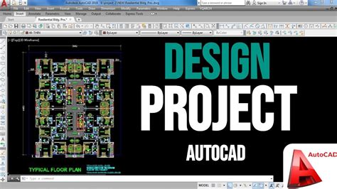 Learn Residential Building Floor Plan Design Auto CAD Best Tutorial YouTube
