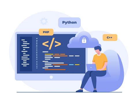 Développement De Logiciels Langages De Programmation Web Css Html It Ui Programmeur Personnage