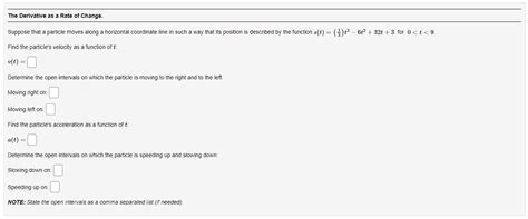 Solved Suppose That A Particle Moves Along A Horizontal Chegg
