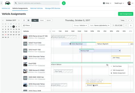 new assignment scheduler and improvements to vehicle assignments fleetio