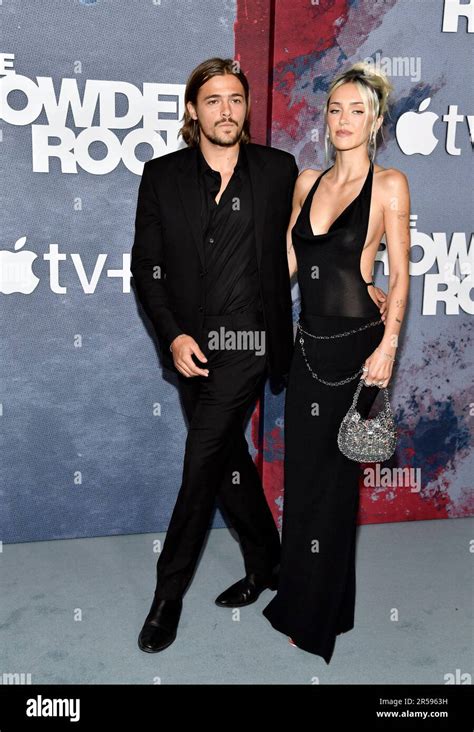 Henry Eikenberry Left And Girlfriend Delilah Hamlin Attend The Apple