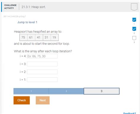 Solved Challenge Activity 2131 Heap Sort