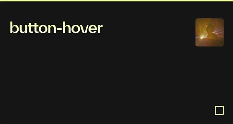 Button Hover Codesandbox