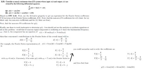 Solved Consider A Causal Continuous Time Lti System Whose
