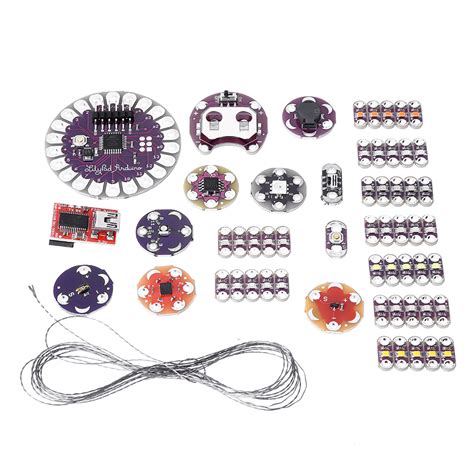 sensors lilypad kit wearable electronic led and sensor kit