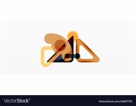 Geometric Primitives Lines Circles Abstract Vector Image