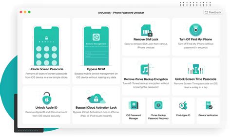 Anyunlock Iphone Password Unlocker Oficial