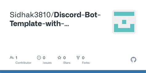 GitHub Sidhak3810 Discord Bot Template With Commands