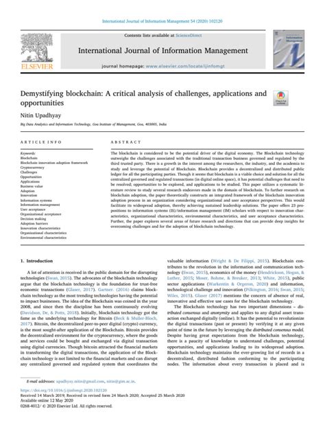 Demystifying Blockchain Pdf Cryptocurrency Bitcoin