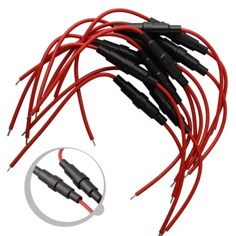 PCS INLINE FUSE Holder FastBlow Screw Type Fuse Holder For X Mm