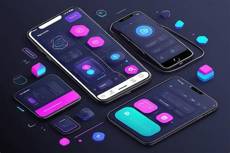 Toolkituiux Scene Creator Mobile Application Design Smartphone Mockup Premium Ai Generated Image