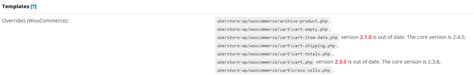 solution to your theme contains outdated copies of some woocommerce