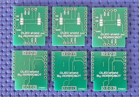 oled bicolor shield per wemos d1 mini progetto completo adrirobot it