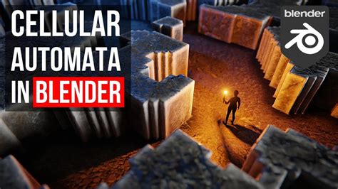 Cellular Automata Caves In Blender Youtube