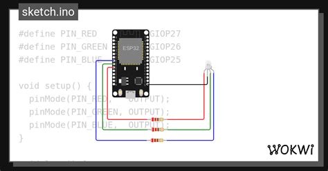 6288014 Rgb Led Blinking Wokwi Esp32 Stm32 Arduino Simulator