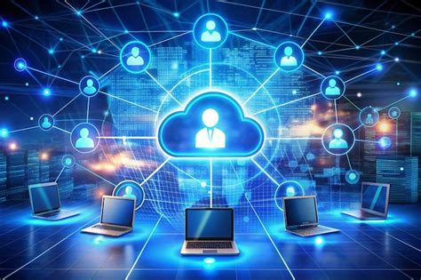 Secure Cloud Computing Key To Enhanced Security Premium Ai Generated Image