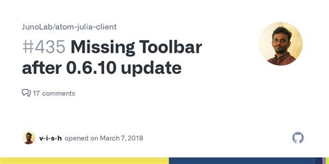 missing toolbar after 0 6 10 update · issue 435 · junolab atom julia
