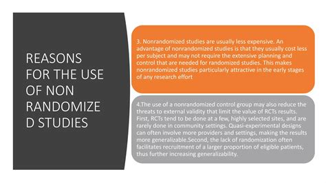 Non Randomized Controlled Trial Pptx