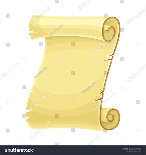 Old Scroll Roll Papyrus Parchment Paper Stock Vector Royalty Free 2200354517 Shutterstock