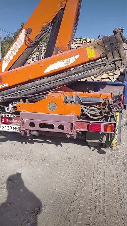 Грузовик дров с погрузчиком купить дрова Одесса Youtube