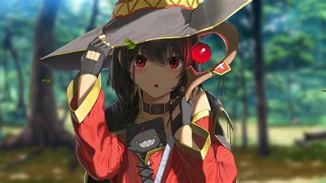 Megumin Blush Konosuba Live Wallpaper Moewalls