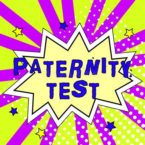 inspiration showing sign paternity test word written on a test of dna